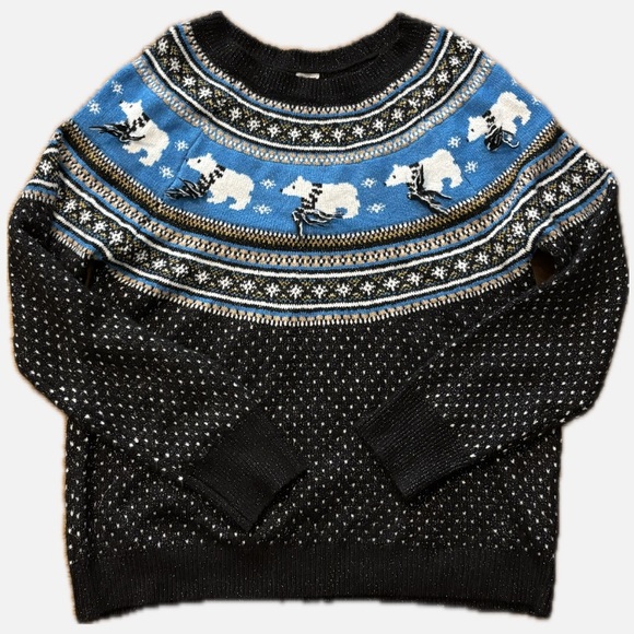 Holiday Time | Sweaters | Polar Bear Fair Isle Ugly Christmas Sweater ...